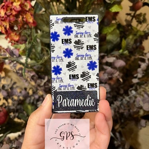 Paramedic Badge Buddy, EMS Badge Buddy, Star of Life Badge Buddy, First ...