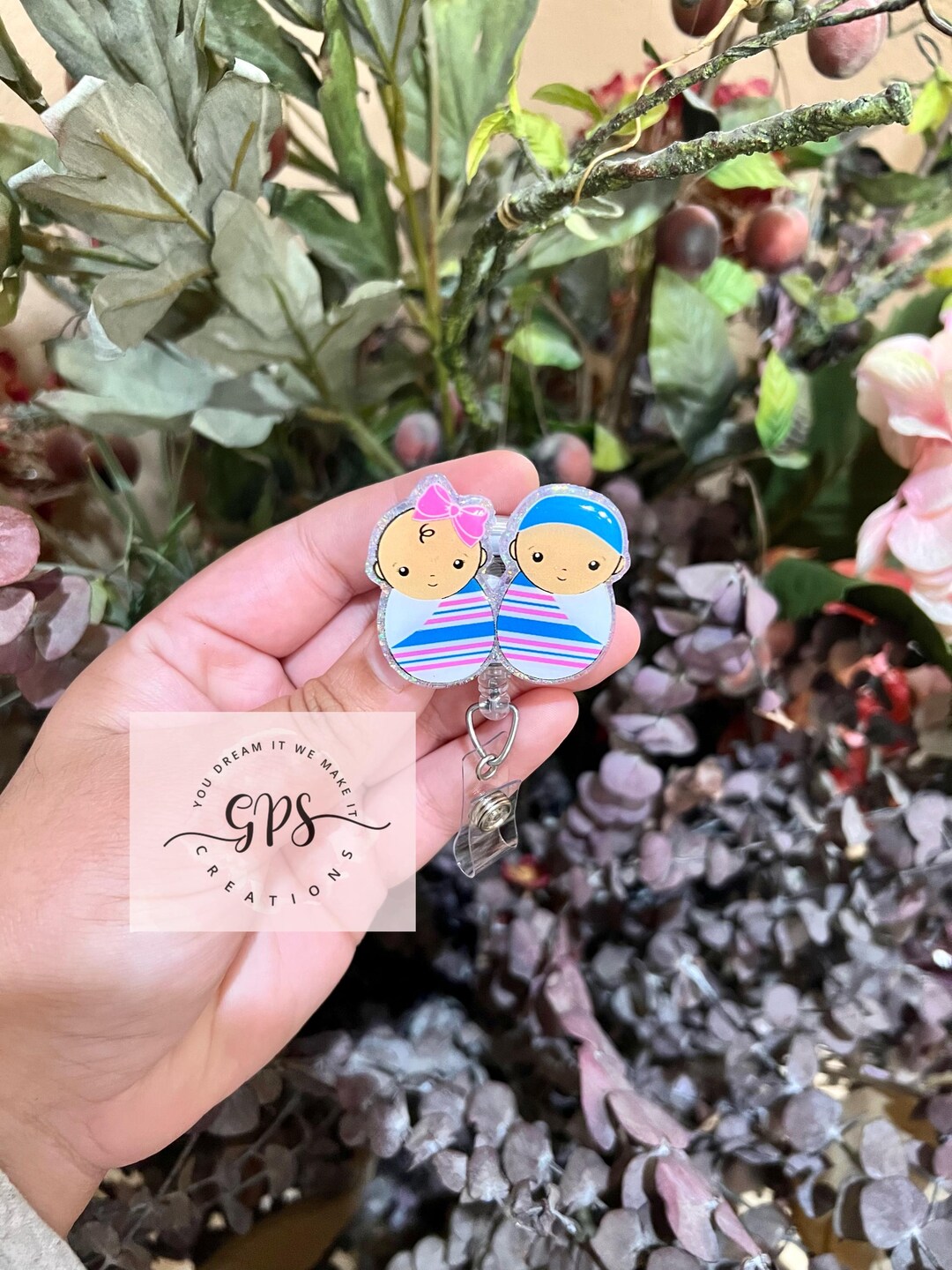Labor and Delivery Badge Reel, Mother Baby Nurse Badge, Postpartum Reel ...