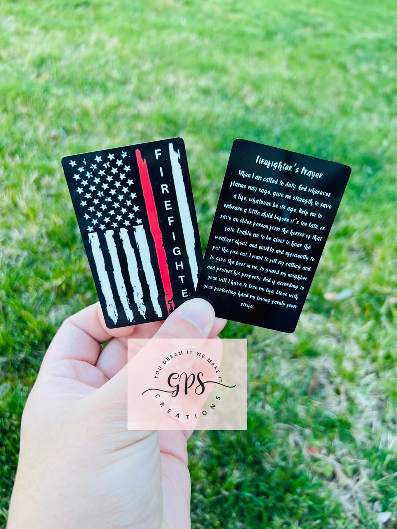 First Responder Prayer Cards, Firefighter, Police, 911 Dispatcher ...