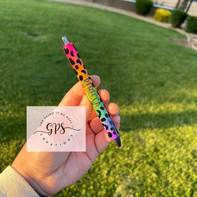 Rainbow Leopard - Etsy