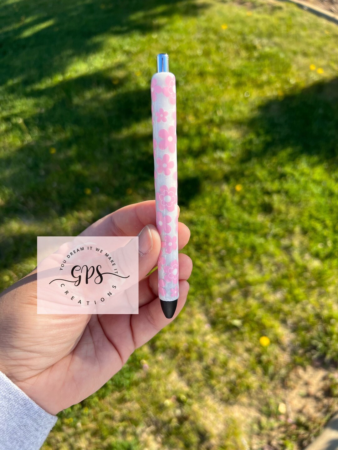 Daisy Glitter Papermate Ink Joy Pen, Flower Theme Pen, Nurse Gift Pen ...