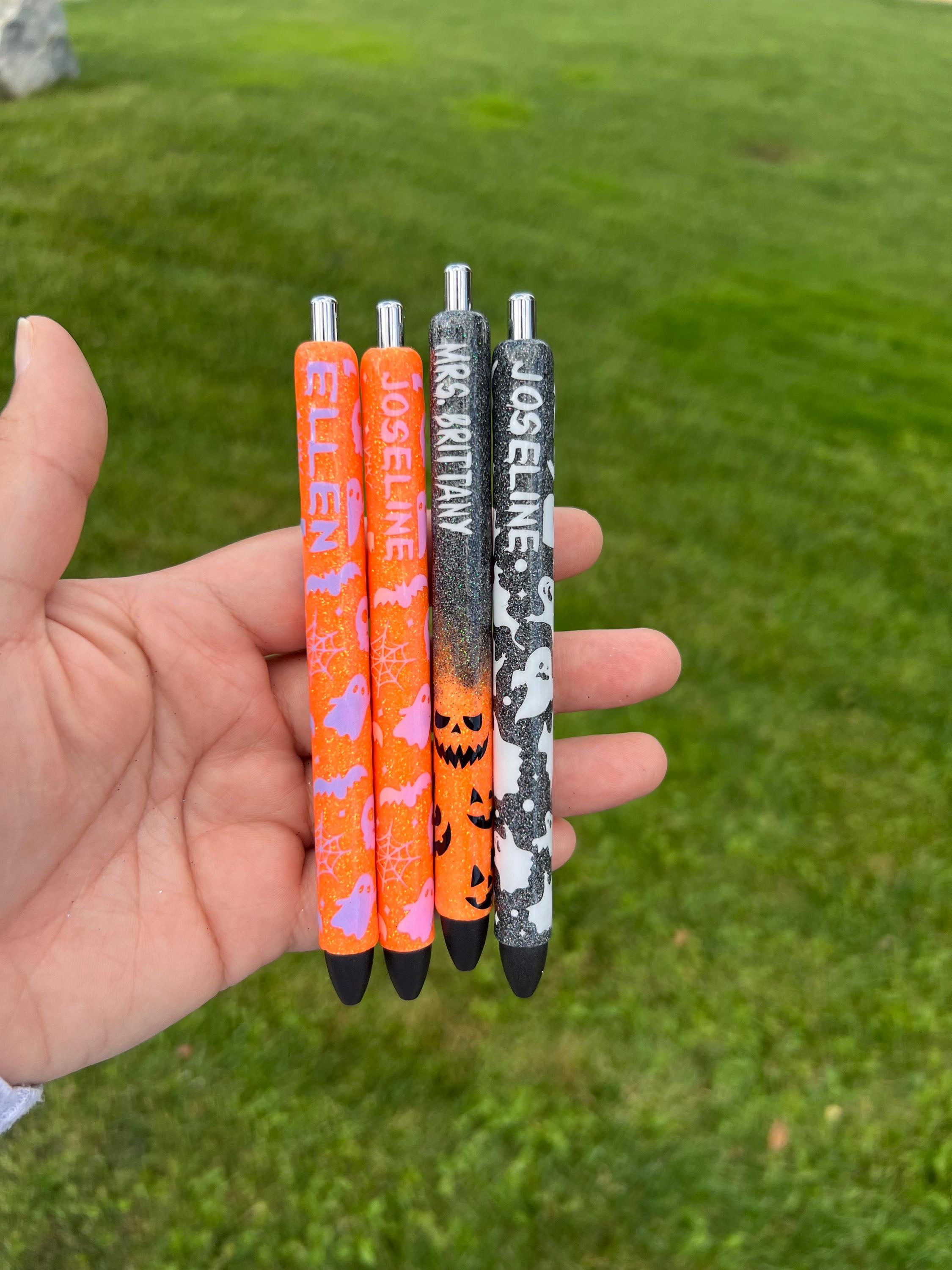 Halloween Pen, Pumpkin Pen, Spider Pen, Ghost Pen, Glitter Pens ...