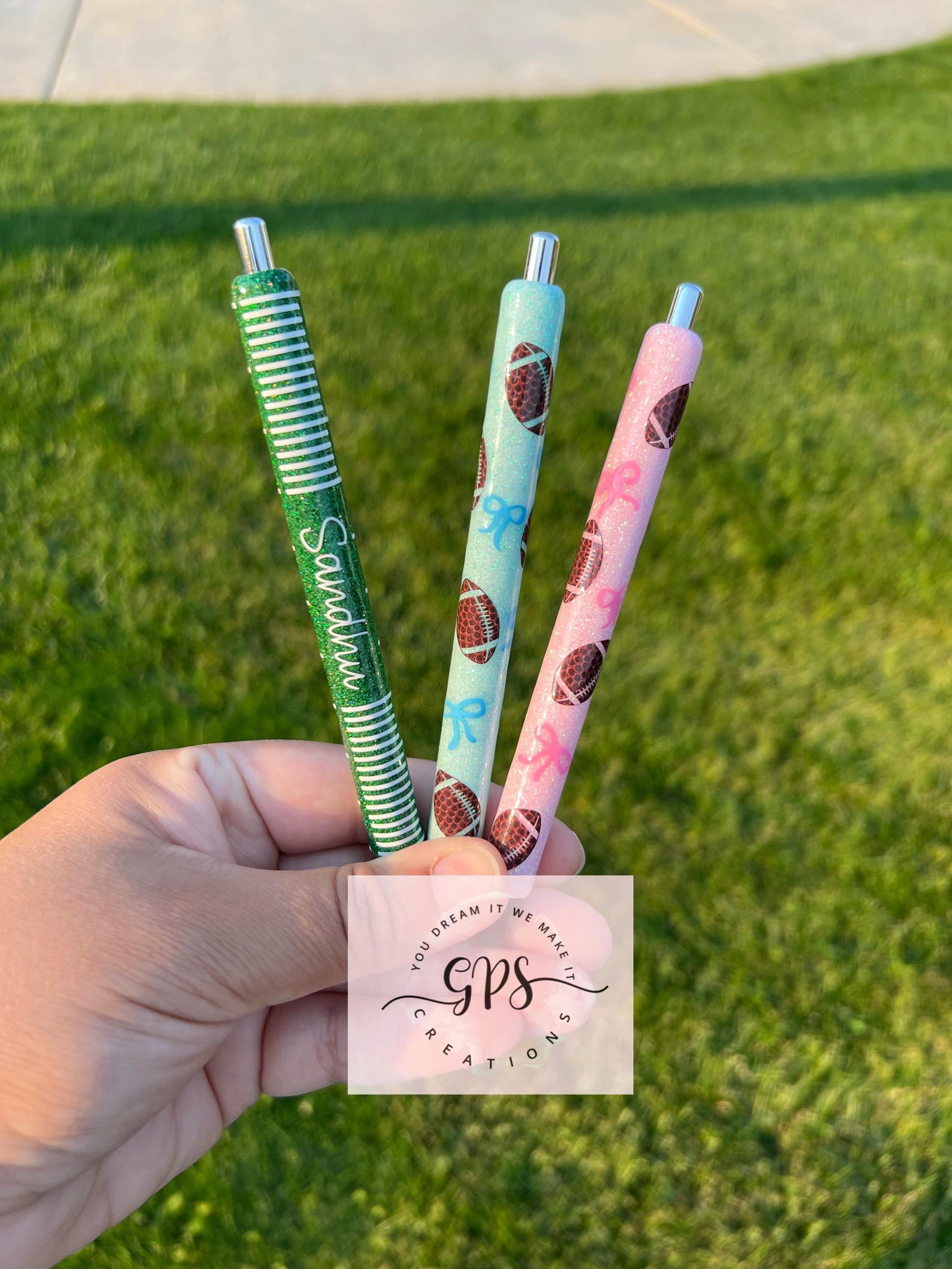 Football Glitter Papermate Ink Joy Pen, Coquette Bows, Football Coach ...