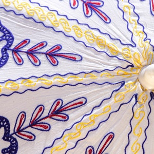 Indian Cotton Patchwork Garden Umbrella Vibrant and Artistic New Big ...