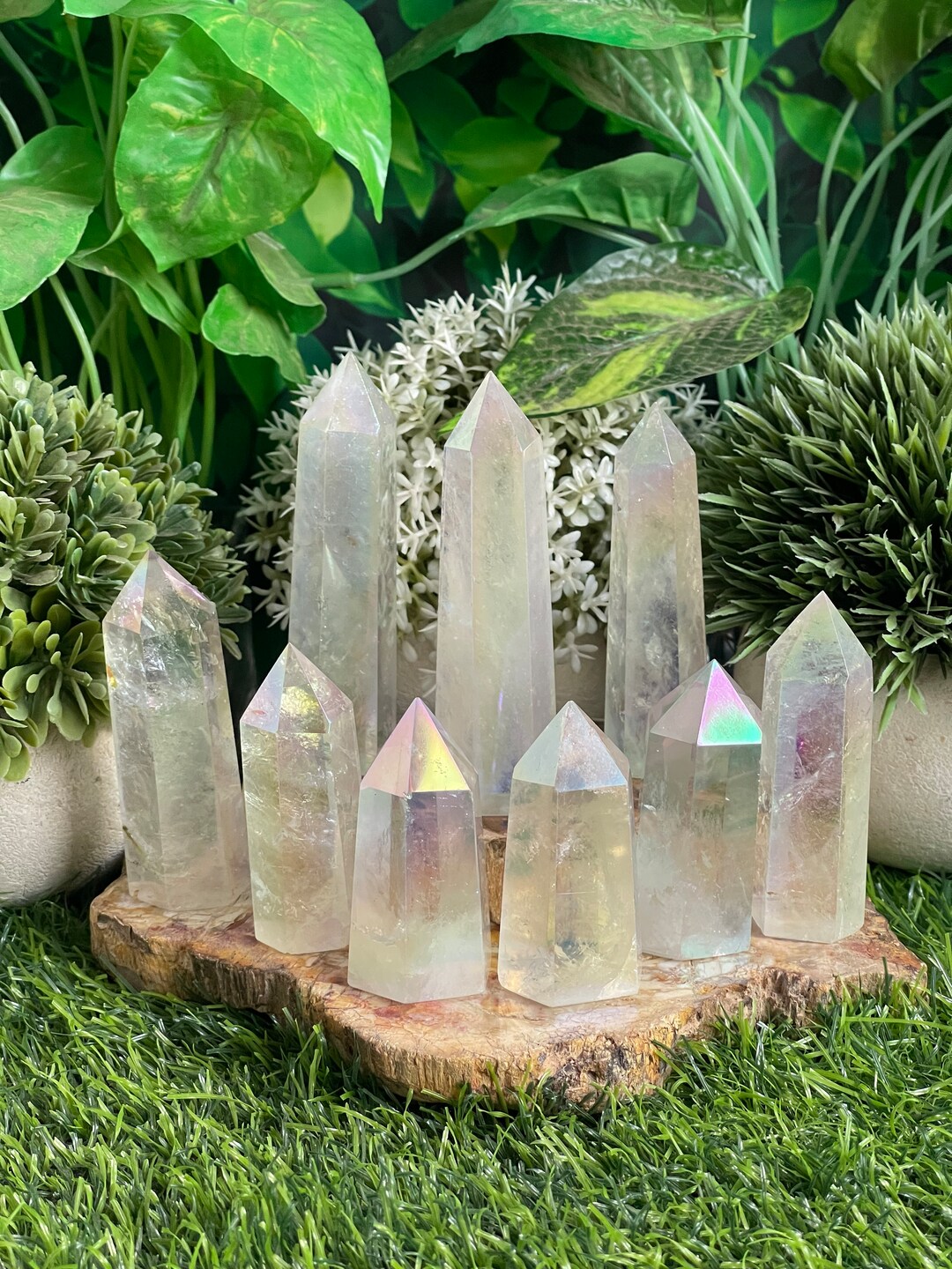 Angel Aura Quartz Tower - Etsy
