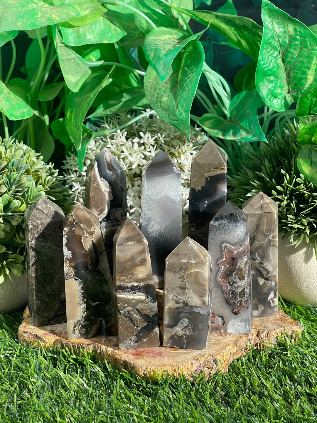 Volcano Agate Tower - Etsy
