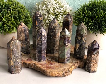 Silky Fluorite Tower | Etsy