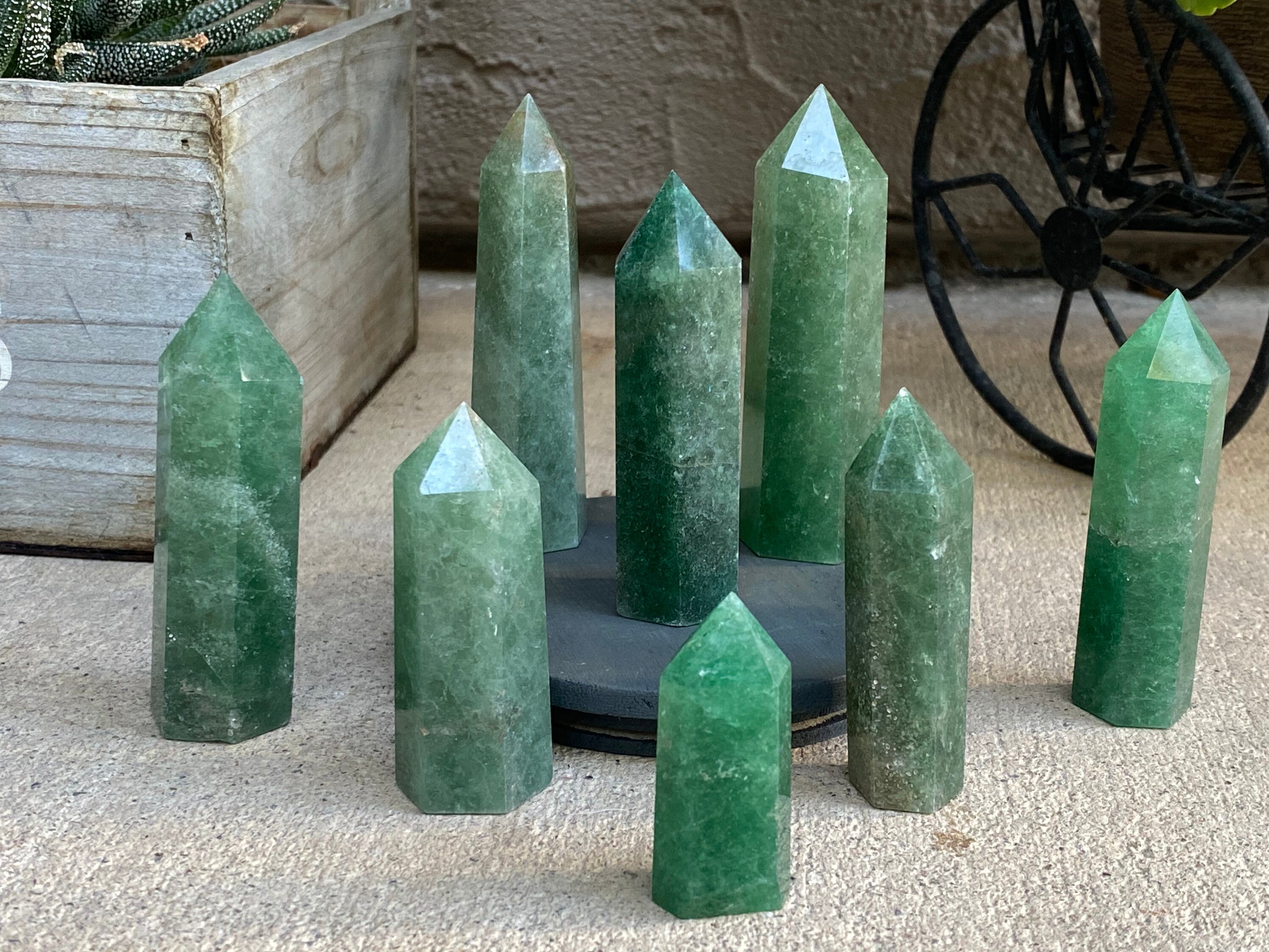 Green Strawberry Quartz Tower | Etsy