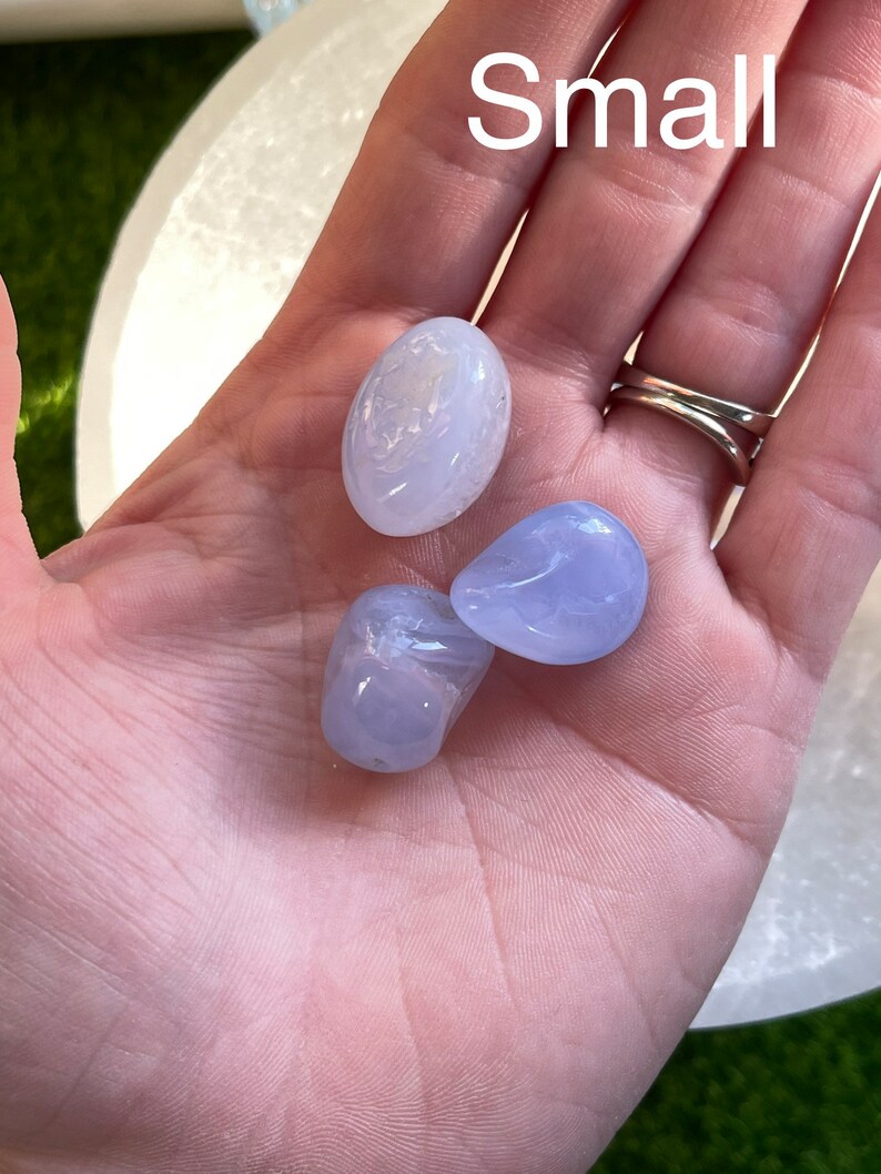 Blue Lace Agate Tumble - Etsy