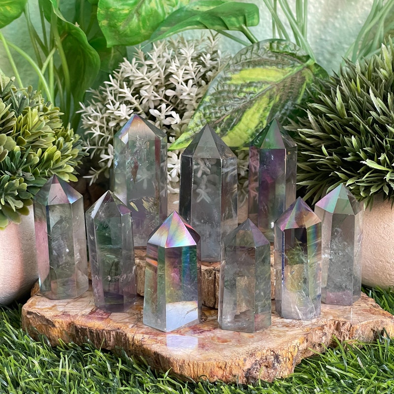 Tanzine Aura Quartz - Etsy