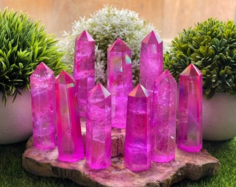 Hot Pink Quartz - Etsy