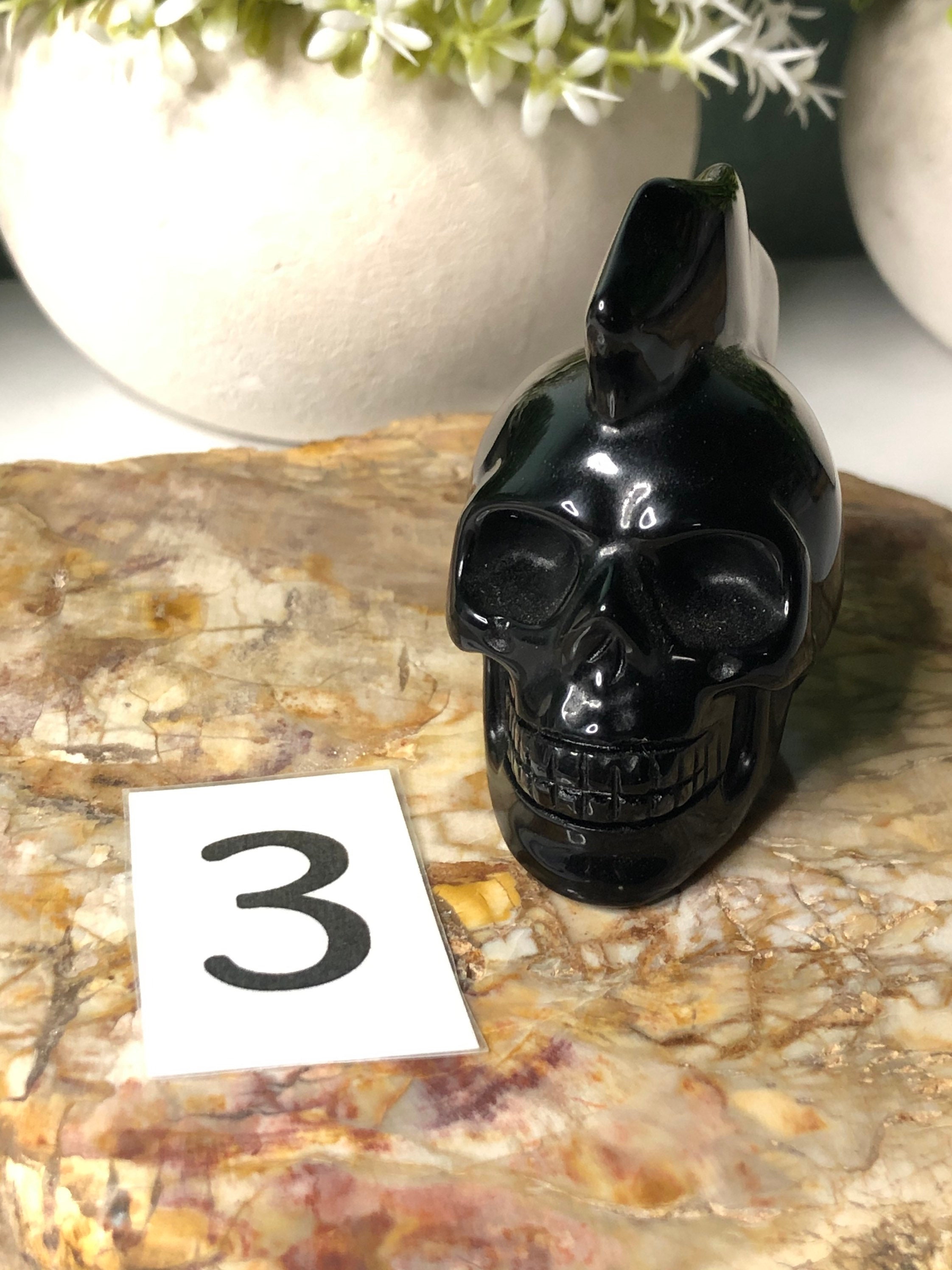 2” Mohawk Skull - Etsy