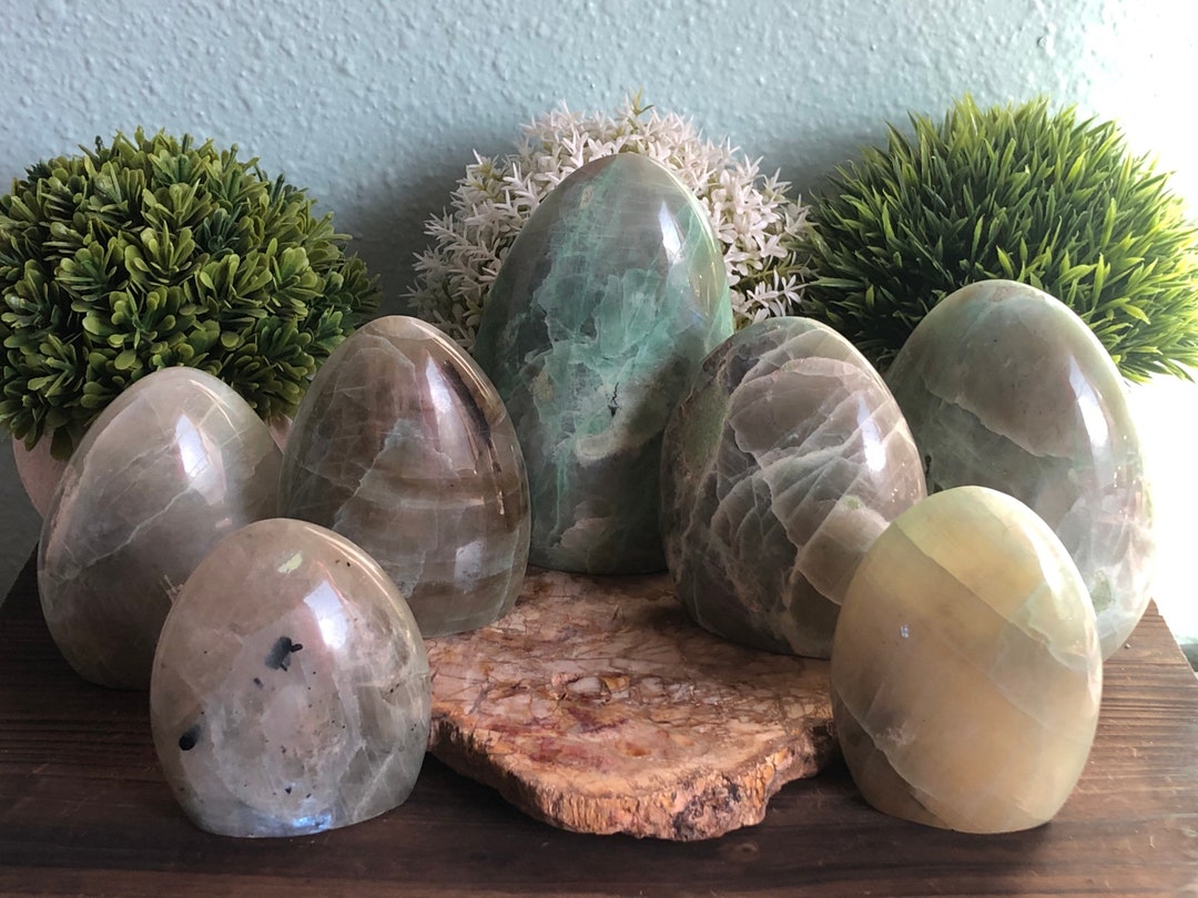 Green Moonstone Freeform - Etsy