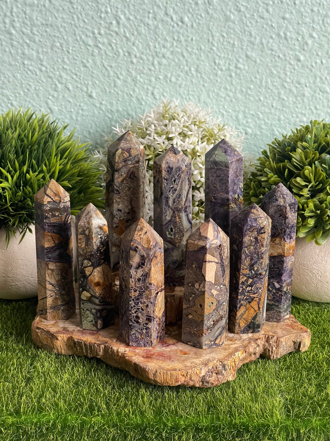 Silky Fluorite Root Tower - Etsy