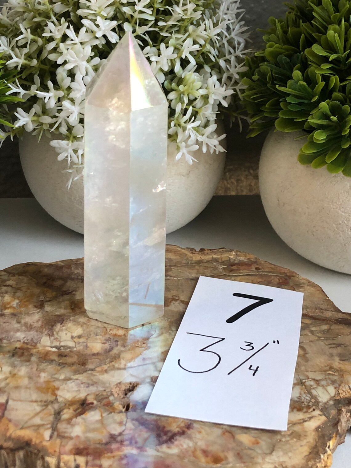 Angel Aura Quartz Tower | Etsy