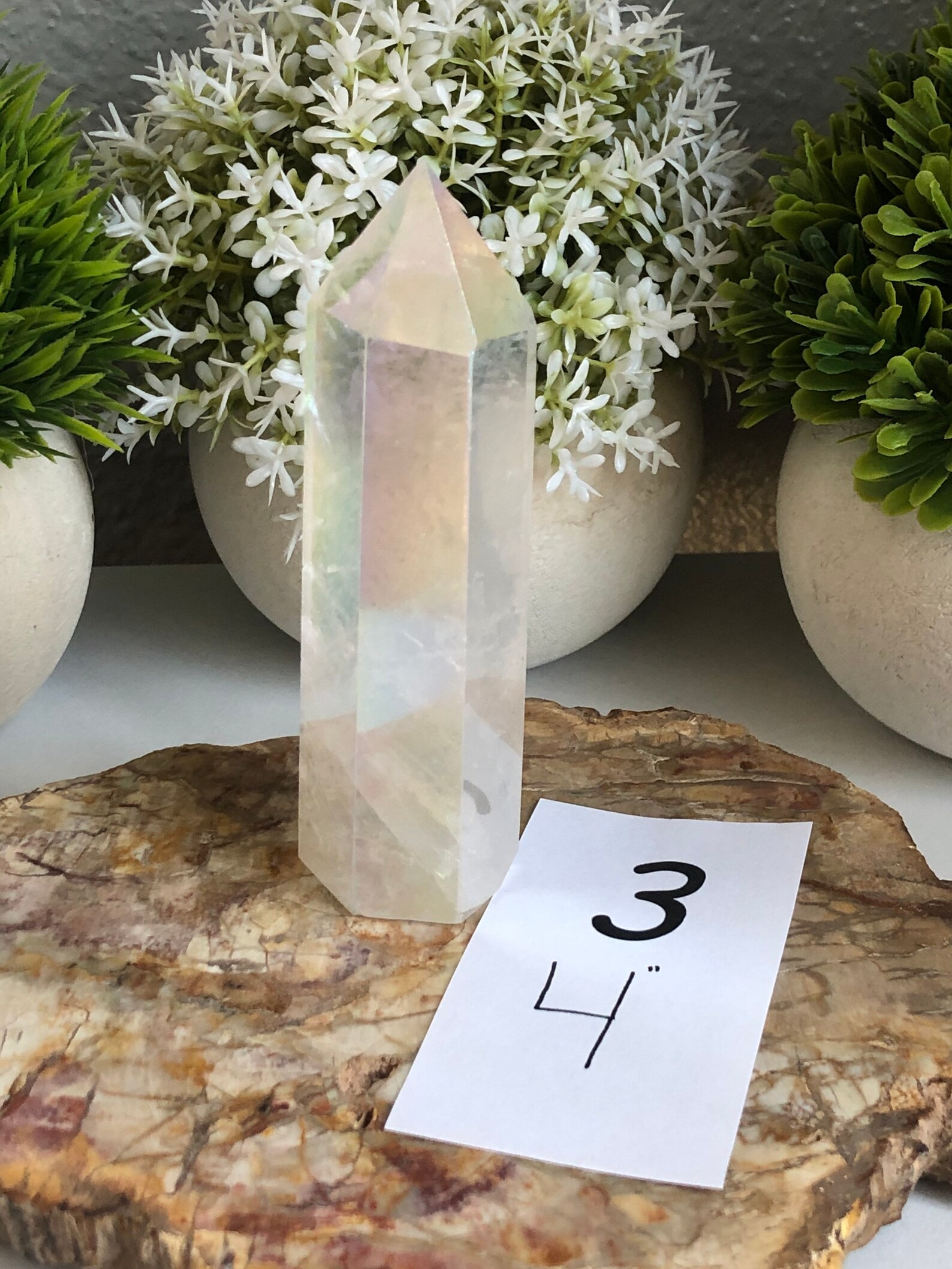Angel Aura Quartz Tower | Etsy