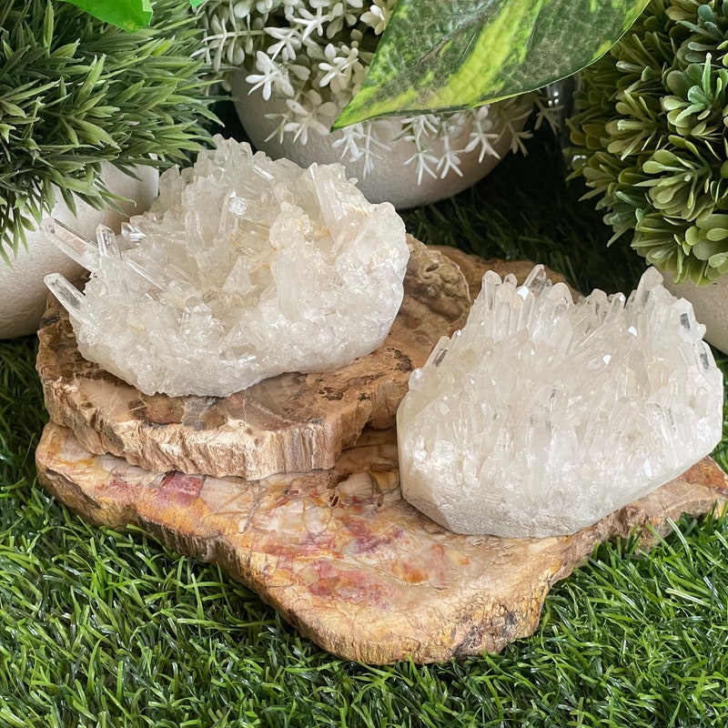 Clear Quartz Cluster - Etsy