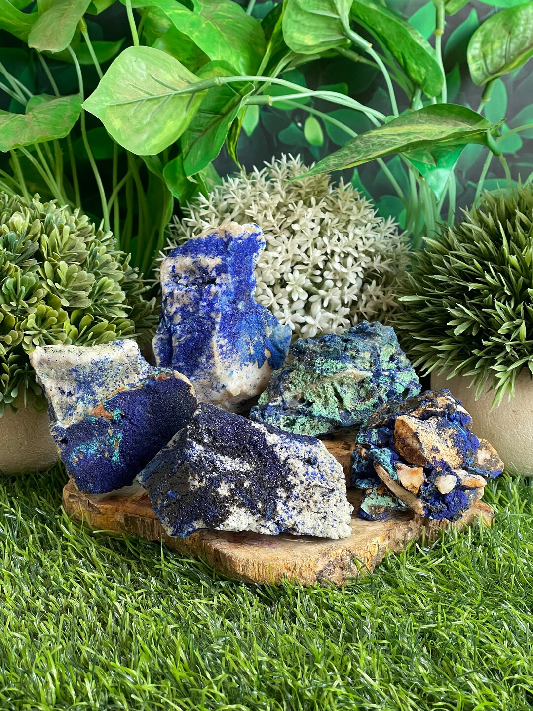 Raw Azurite Cluster - Etsy