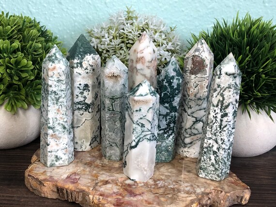 Tree Agate Tower | Etsy