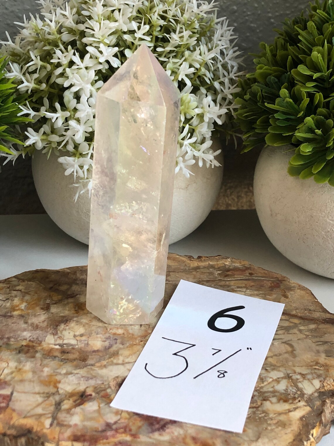 Angel Aura Quartz Tower | Etsy