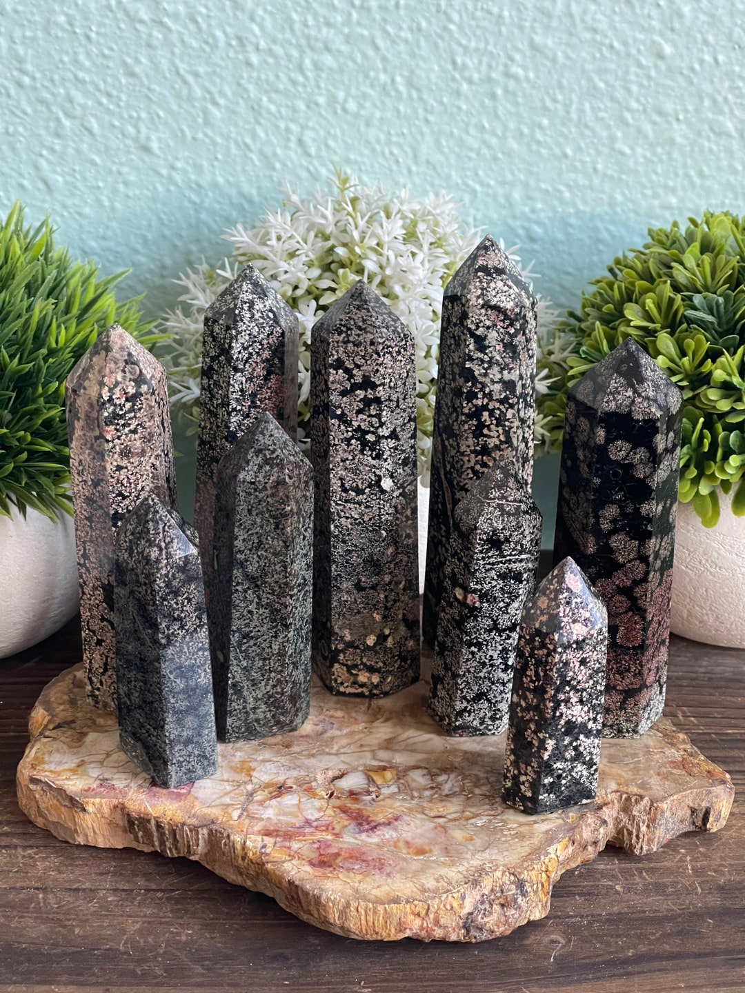 Firework Obsidian Tower - Etsy