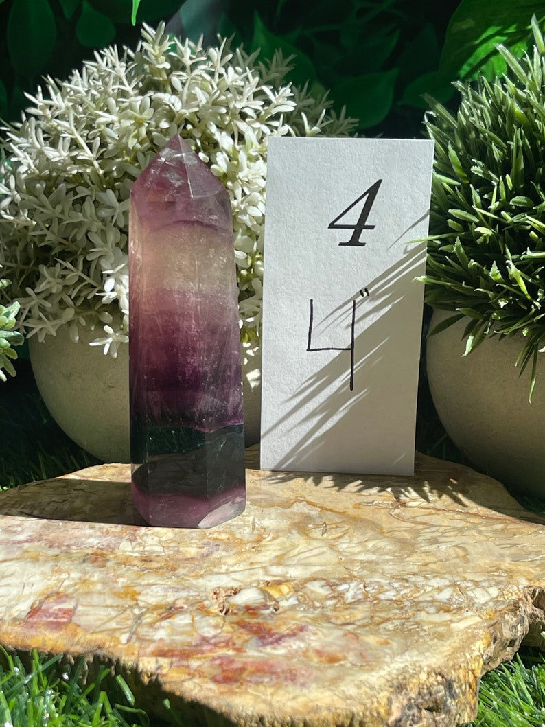 Watermelon Fluorite Tower - Etsy