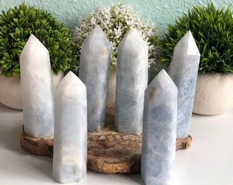 Blue Calcite Tower - Etsy