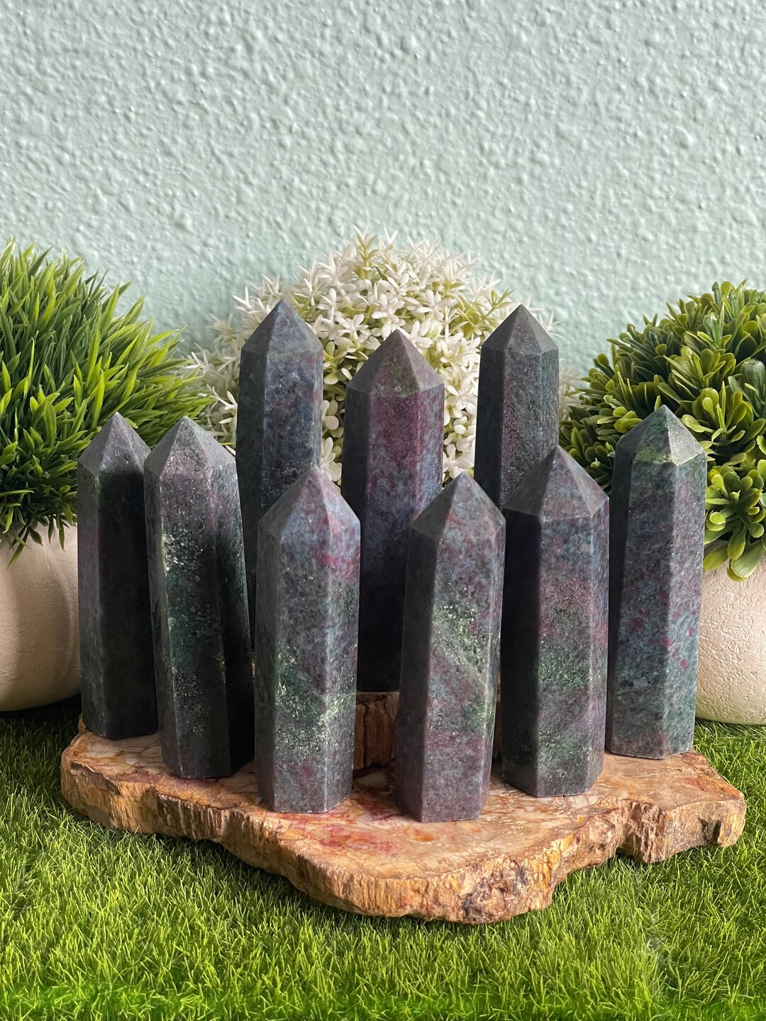 Ruby in Kyanite Tower - Etsy