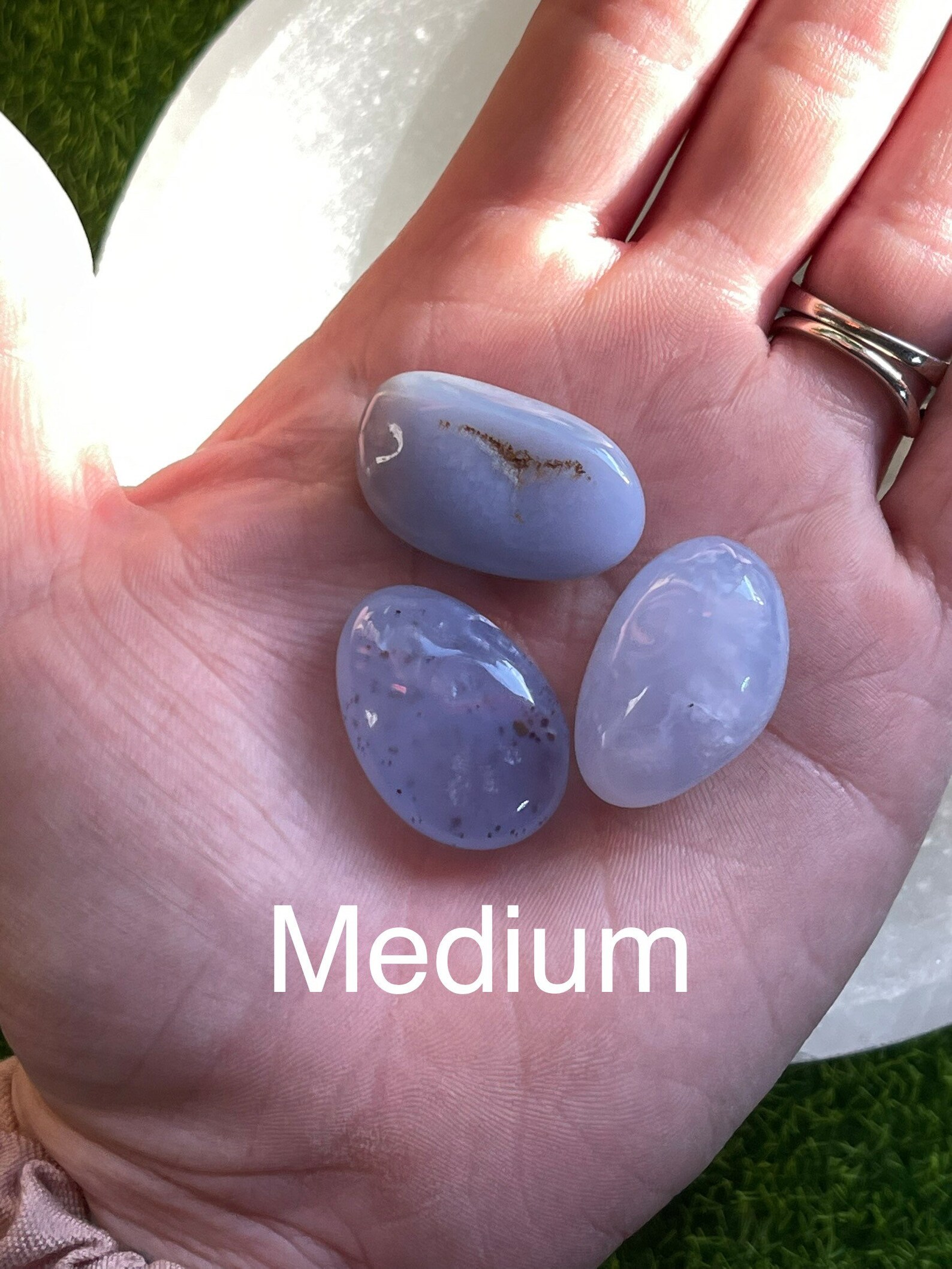 Blue Lace Agate Tumble - Etsy