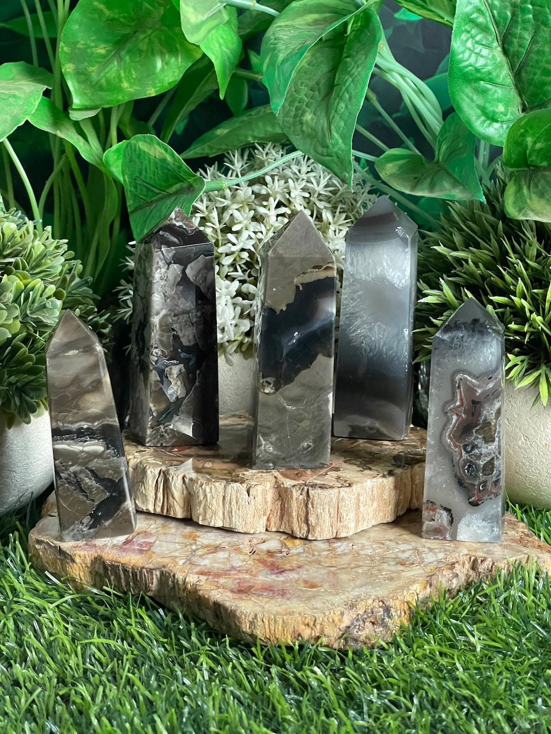 Volcano Agate Tower - Etsy