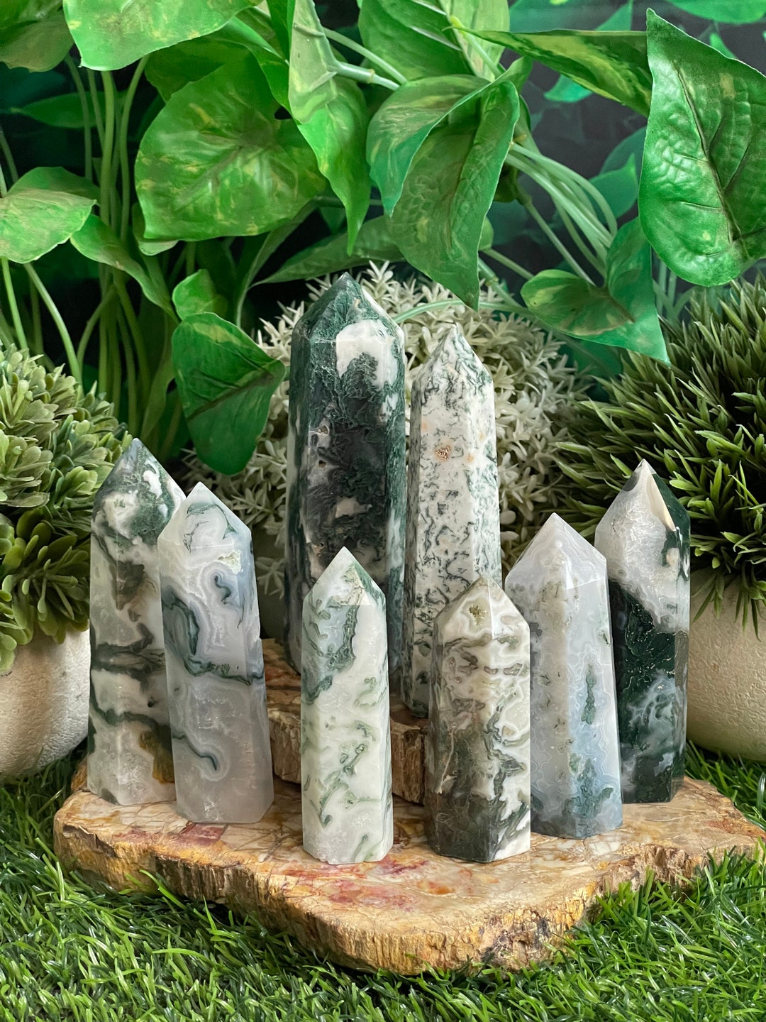 Tree Agate Tower - Etsy