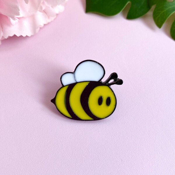 Bee Enamel Pin - Etsy
