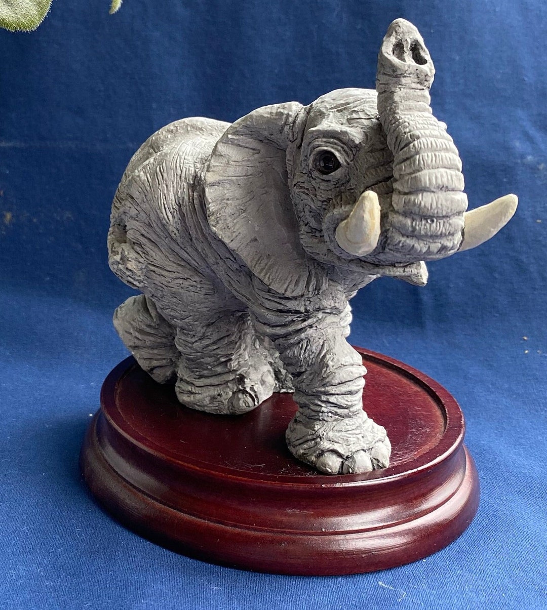 Vintage "stone Critters" Elephant - Etsy