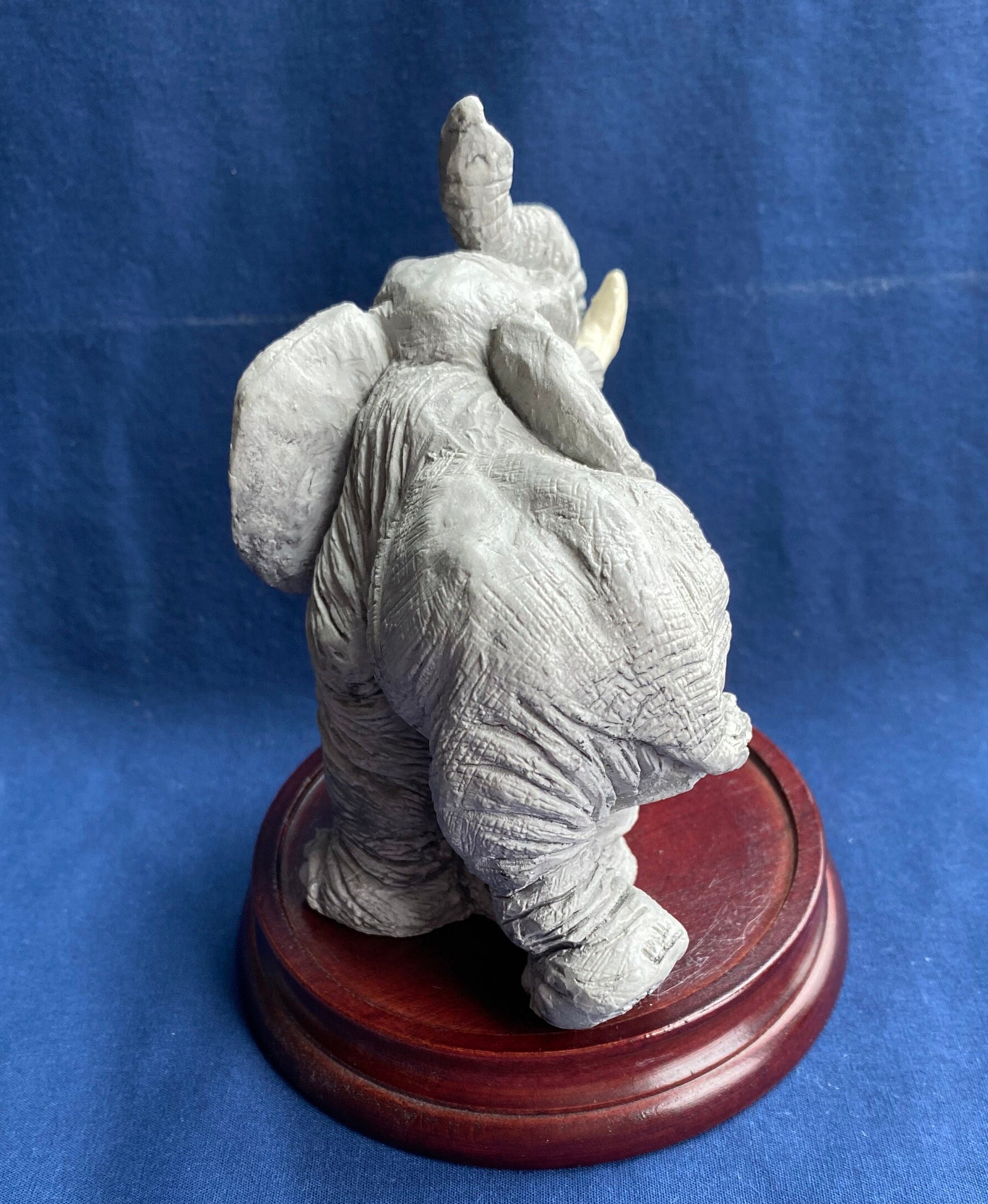 Vintage stone Critters Elephant - Etsy