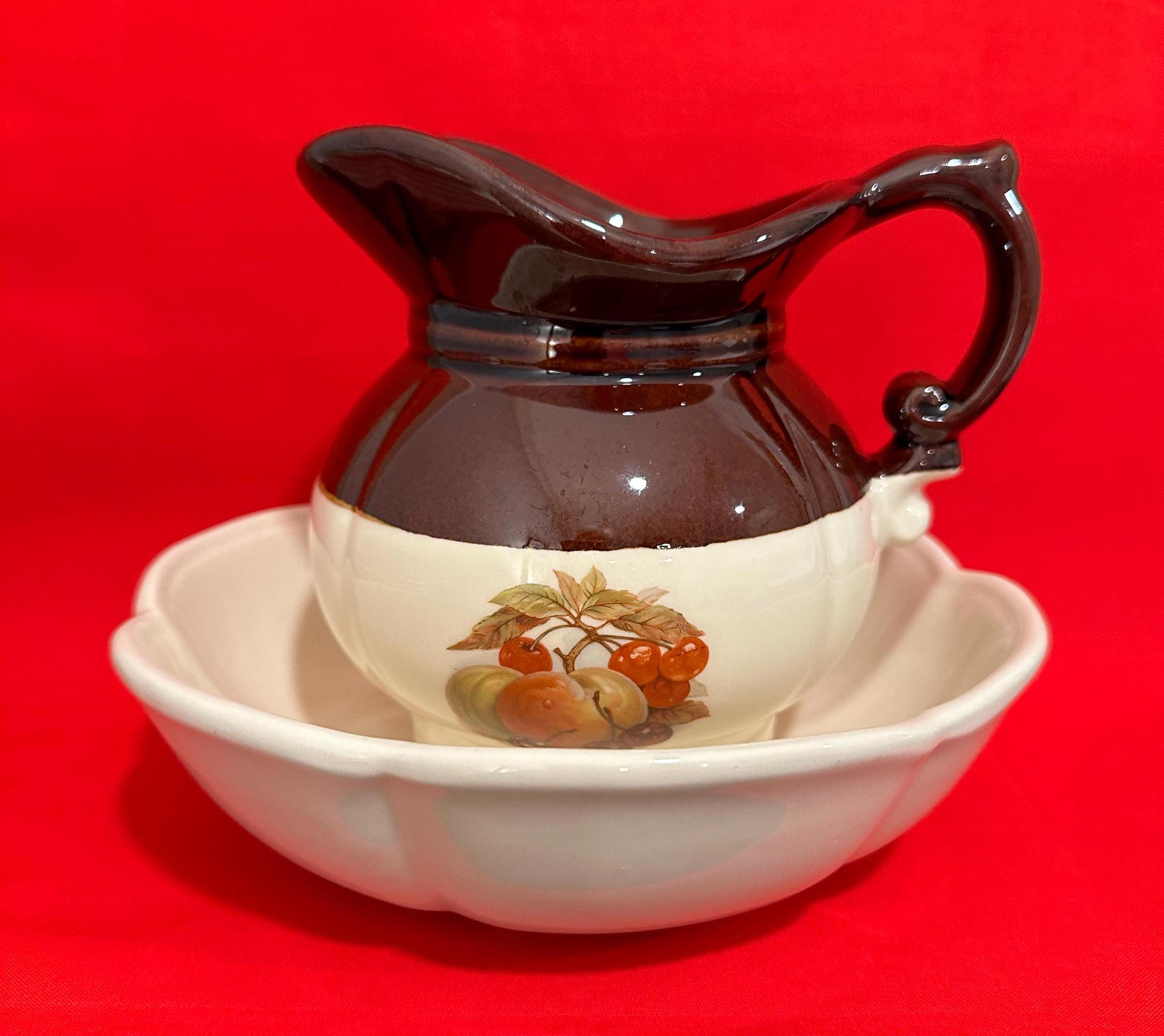 Mccoy Water Pitcher/wash Basin - Etsy