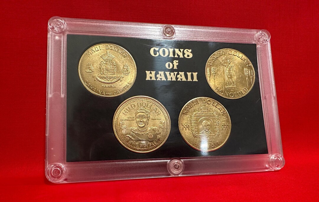 Coins of Hawaii, Set in Hard Plastic - Etsy