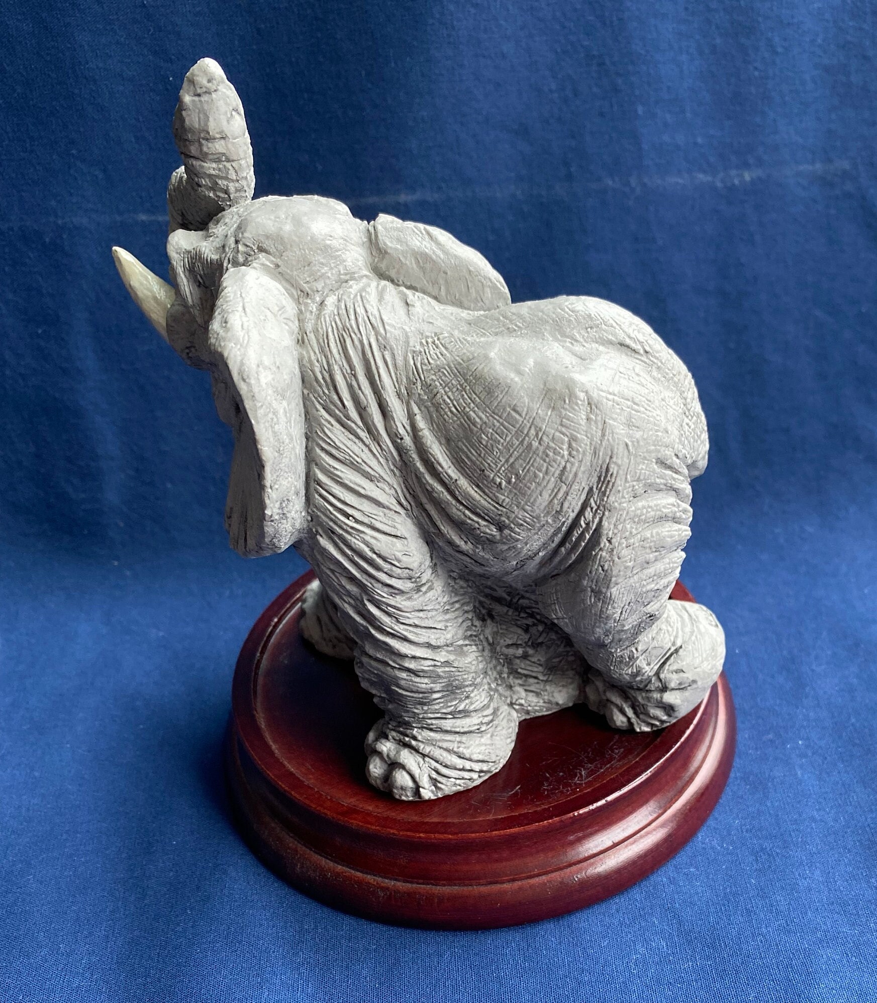 Vintage stone Critters Elephant - Etsy