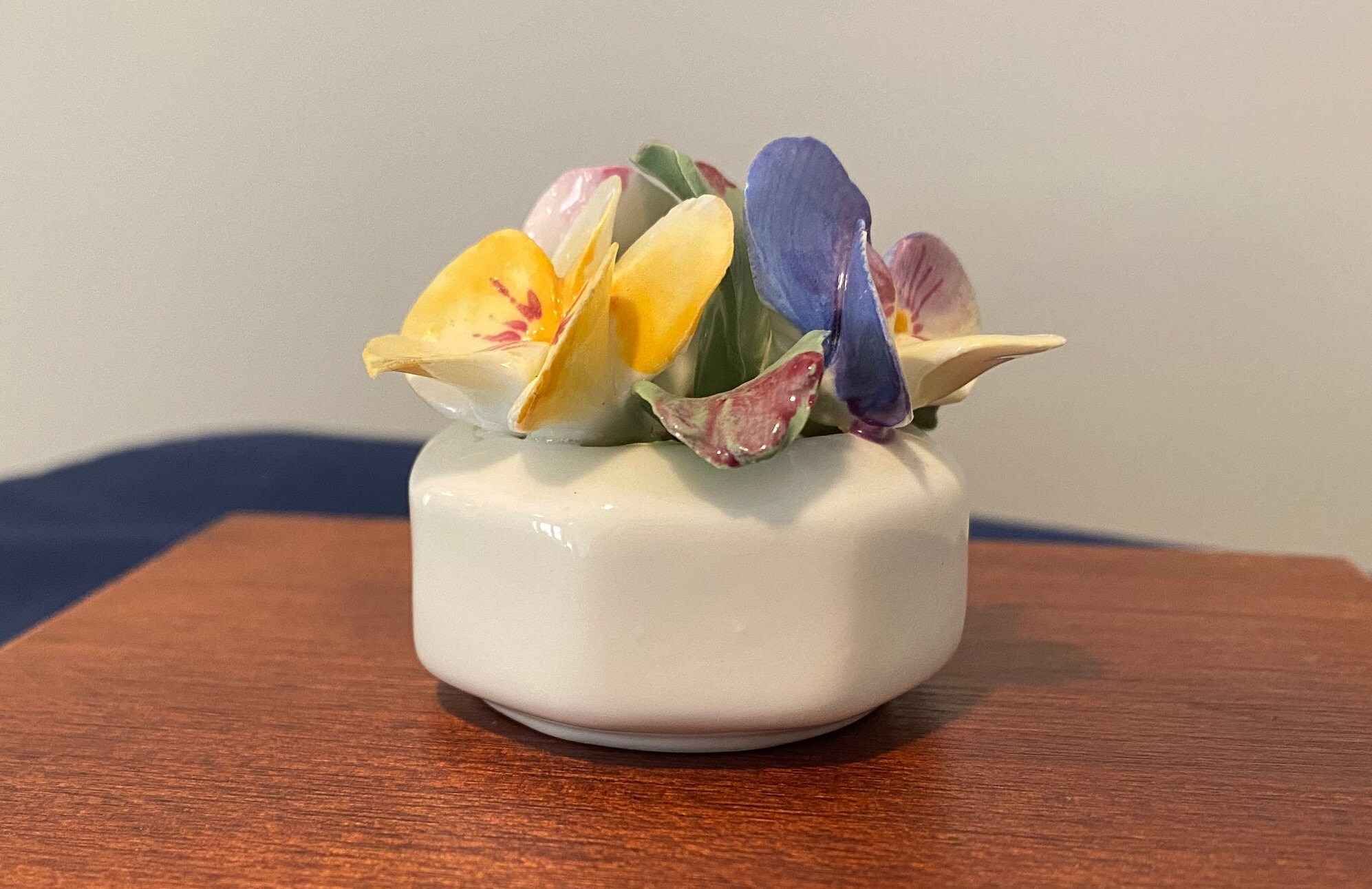 Aynsley Floral Decorative Pansy Bunch, Hand Painted, Fine Bone China - Etsy