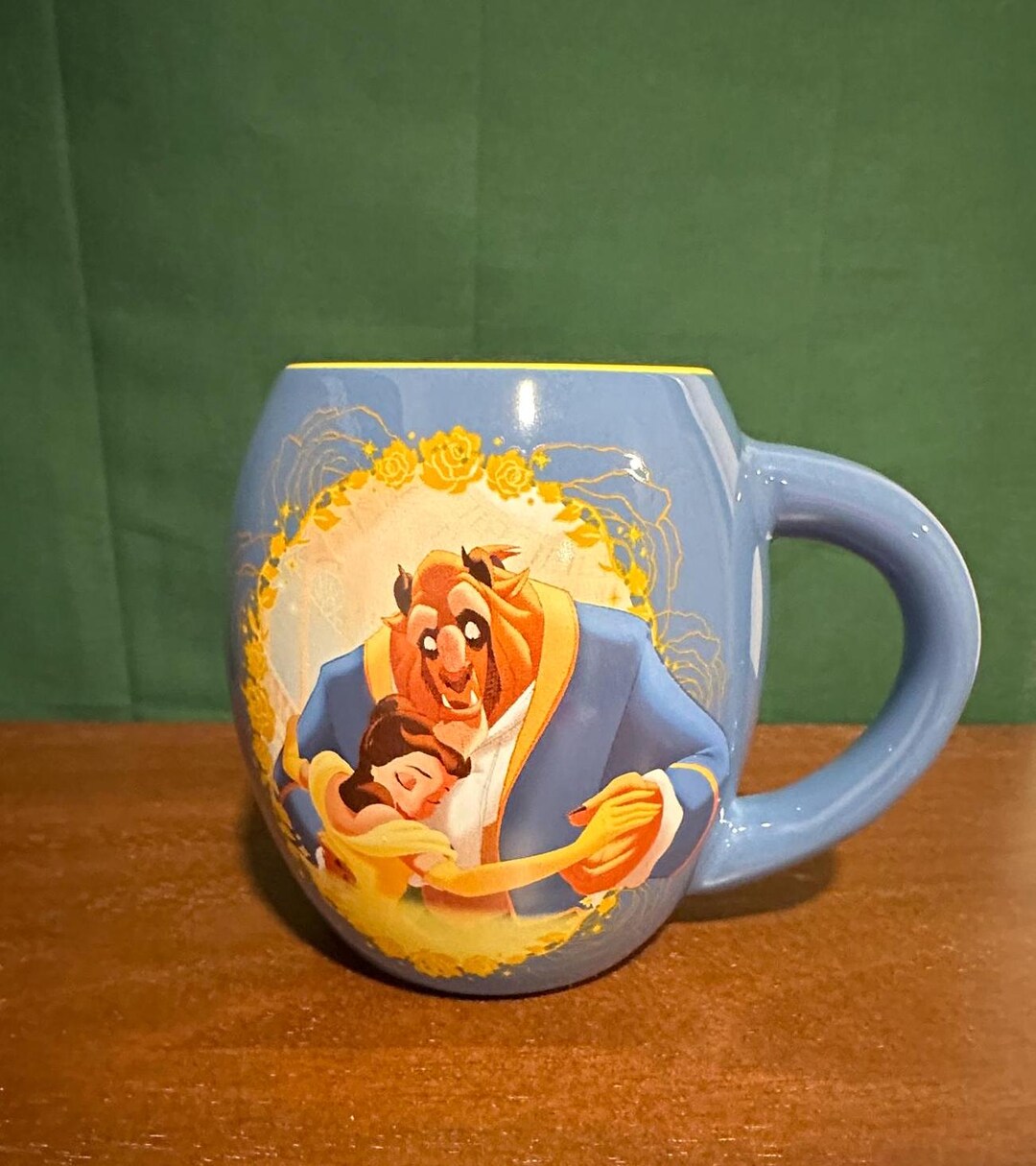 Beautiful, Vintage Beauty and the Beast Coffee Mug large - Etsy