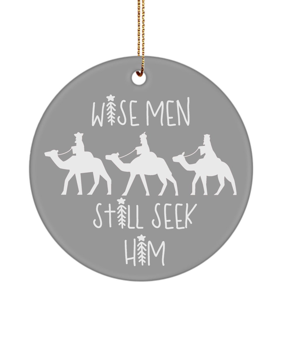 Epiphaneia Wise Men Still Seek Him Christmas Circle Ornament - Etsy
