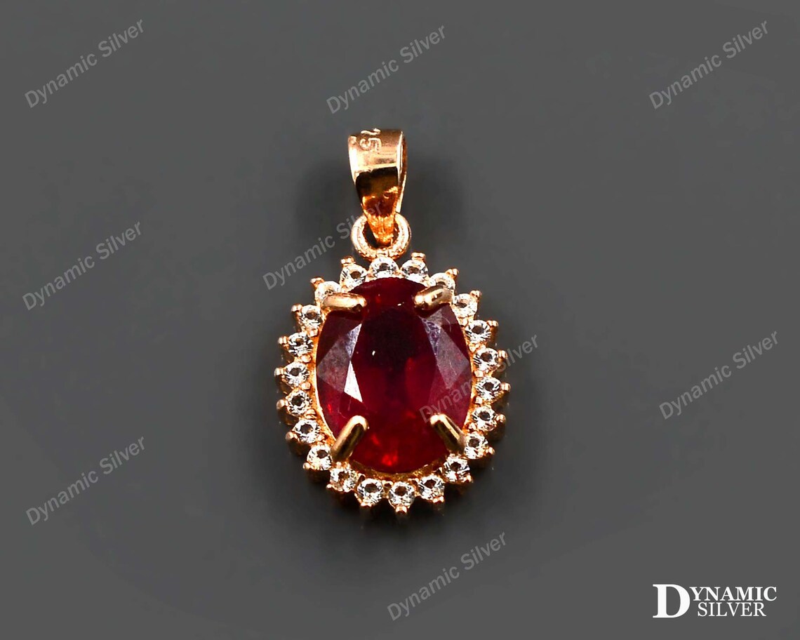 925 Sterling Silver/ Natural Red Ruby Jewelry Set/ Ruby Ring - Etsy