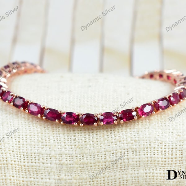 Ruby Bracelet - Etsy