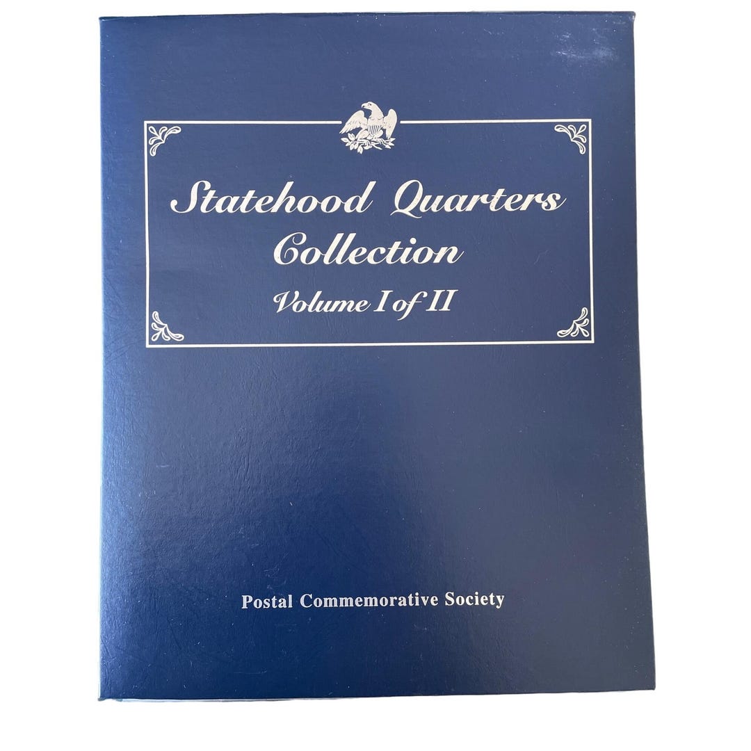 Statehood Quarters Collection Album Vol I of II Postal Commemorative ...