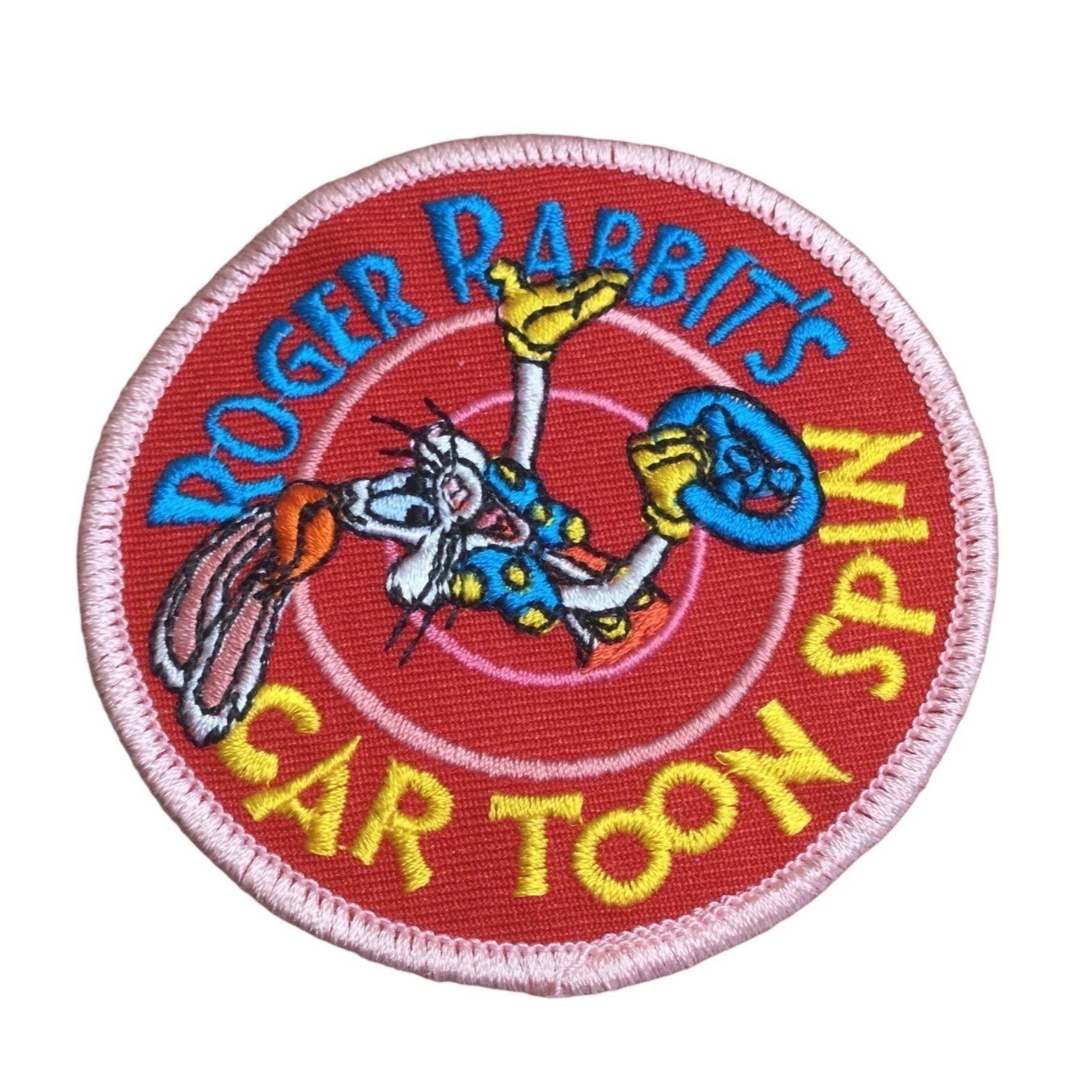 Disneyland 1996 Roger Rabbit Car Toon Spin Cast Member 3" Patch Cartoon ...