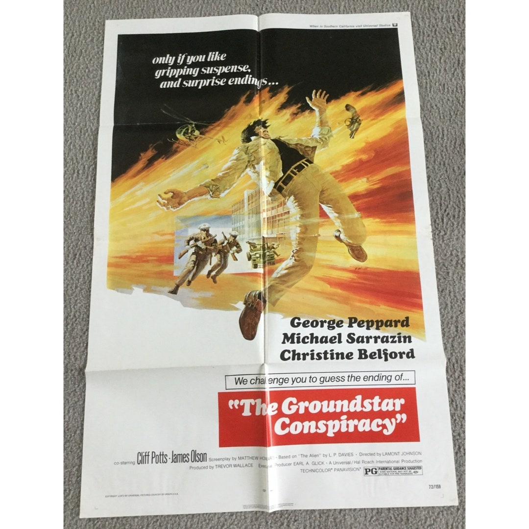 Original Canada Movie Lobby Poster the Groundstar Conspiracy 1972 ...