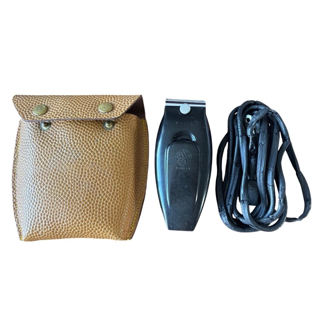 Vintage Schick Model S Electric Shaver With Leather Case & Manual - Etsy