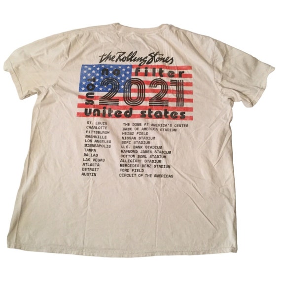 2021 No Filter Concert USA Tour The Rolling Stones XL… - Gem