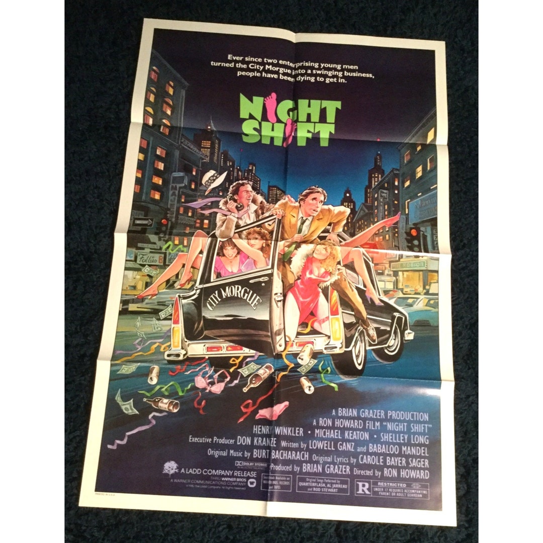 Night Shift 1982 Movie Lobby Theater Poster in Canada - Etsy
