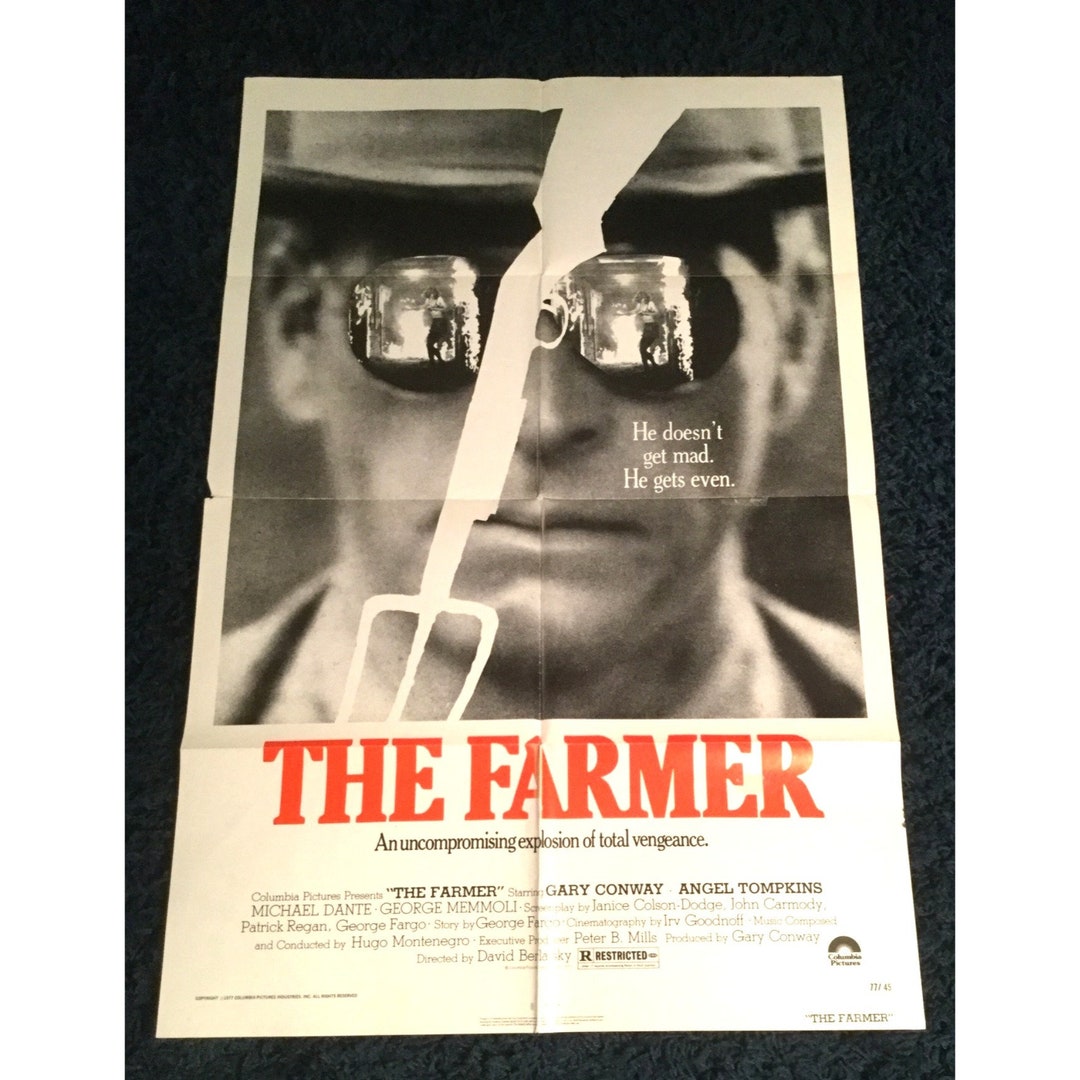 Original Movie Poster the Farmer 1977 Lewell Adkins Gary Conway Michael ...