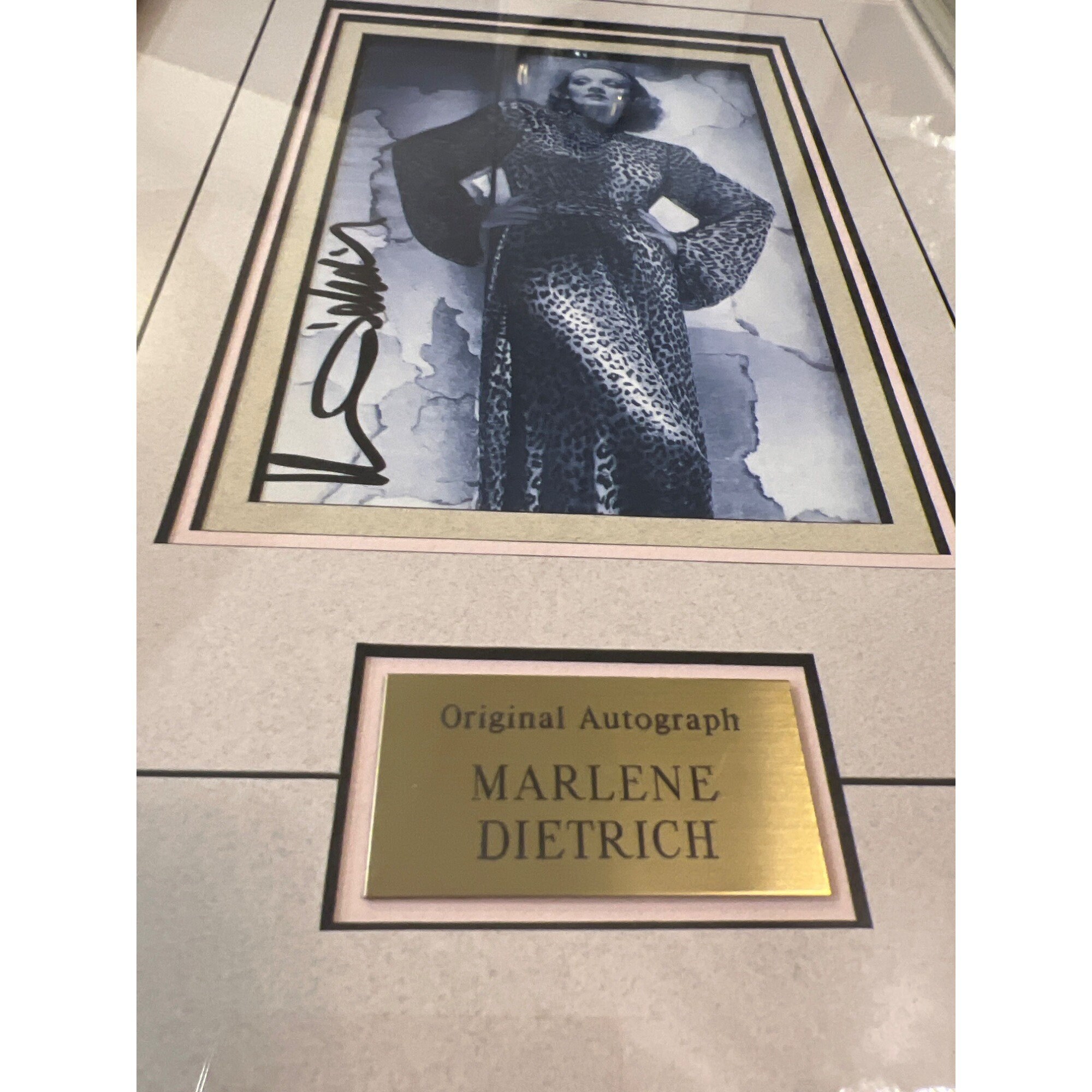 Marlene Dietrich Signed Autograph Photo Original Disney - Etsy